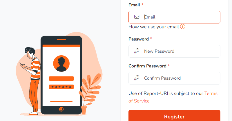 Report URI: Register